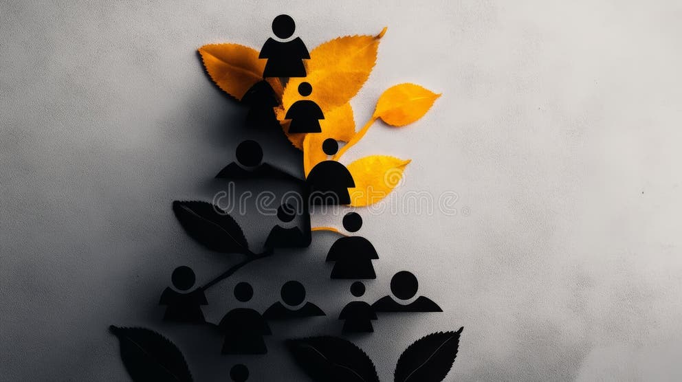 Company Hierarchy Growth and Structure Visualized by a Tree Illustrating the Growth and ...