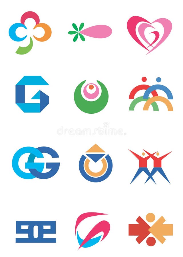 Company_logos_symbols stock vector. Illustration of elements - 5568073