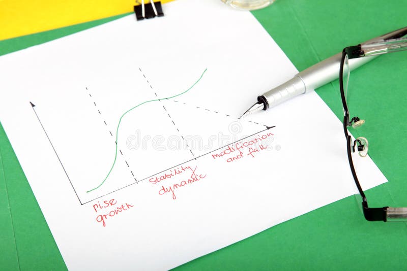 Company Life Business Graph Stock Image - Image of success, cooperation ...