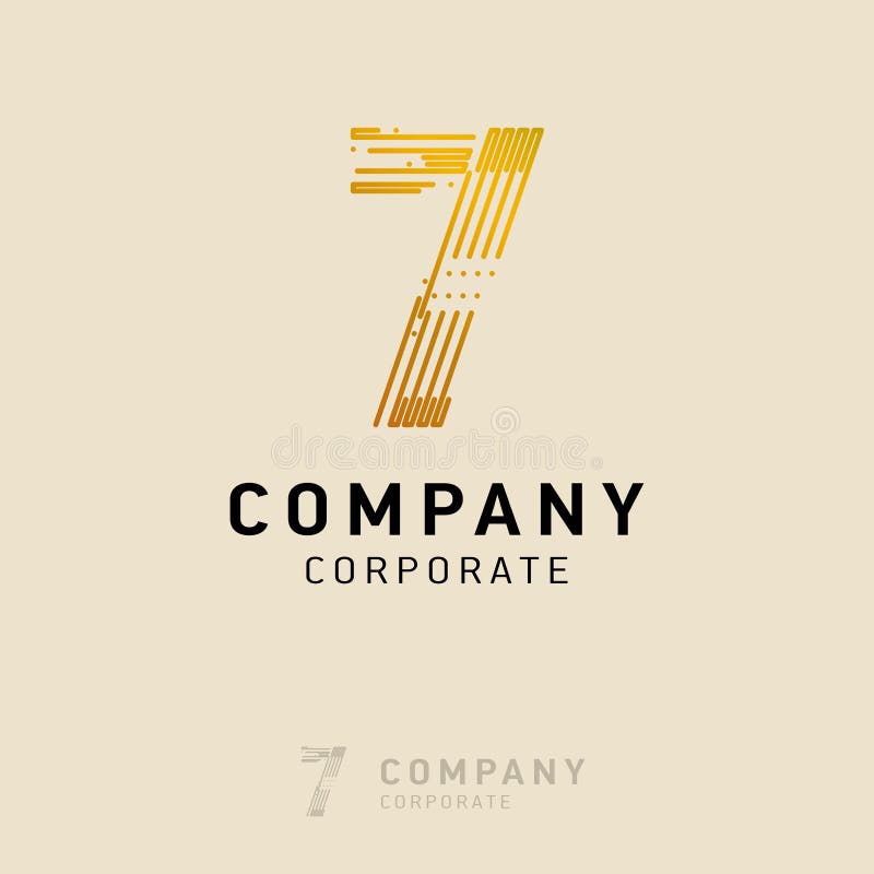 7 Company Logo Design Vector Stock Vector - Illustration of corporate ...