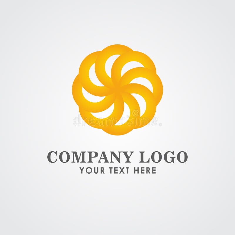 Company Logo Full Color Vector Template Design Illustration Stock ...