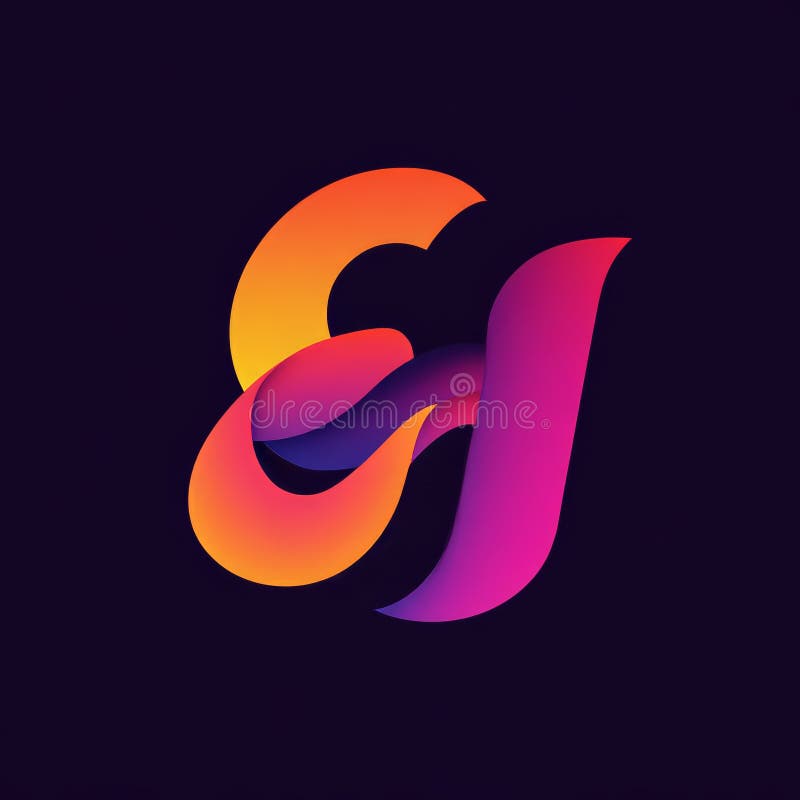 Company Logo Icon Element Template Alphabet Cb Cb Cb Cb Cb Vector Stock ...