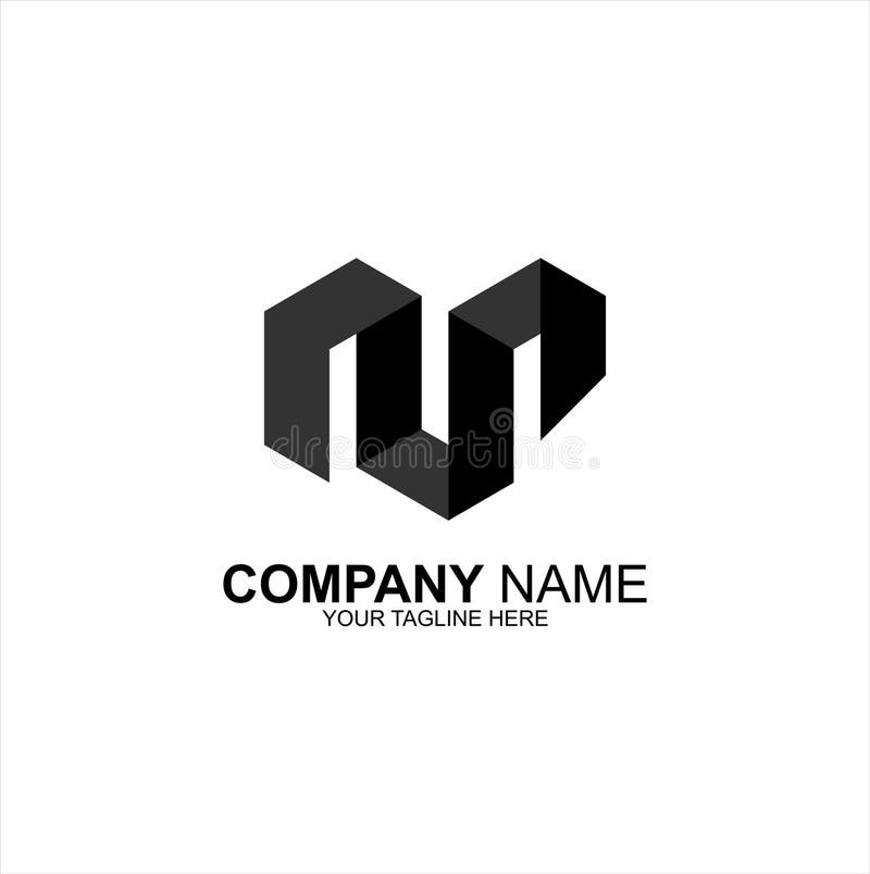 Company Logo M Initial Icon with Creative Vector Illustration Stock ...