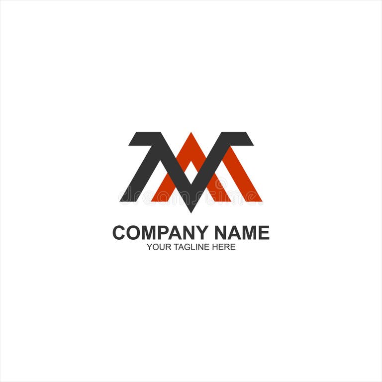 Company Logo Ma Initial with Creative Vector Illustration Stock Vector ...