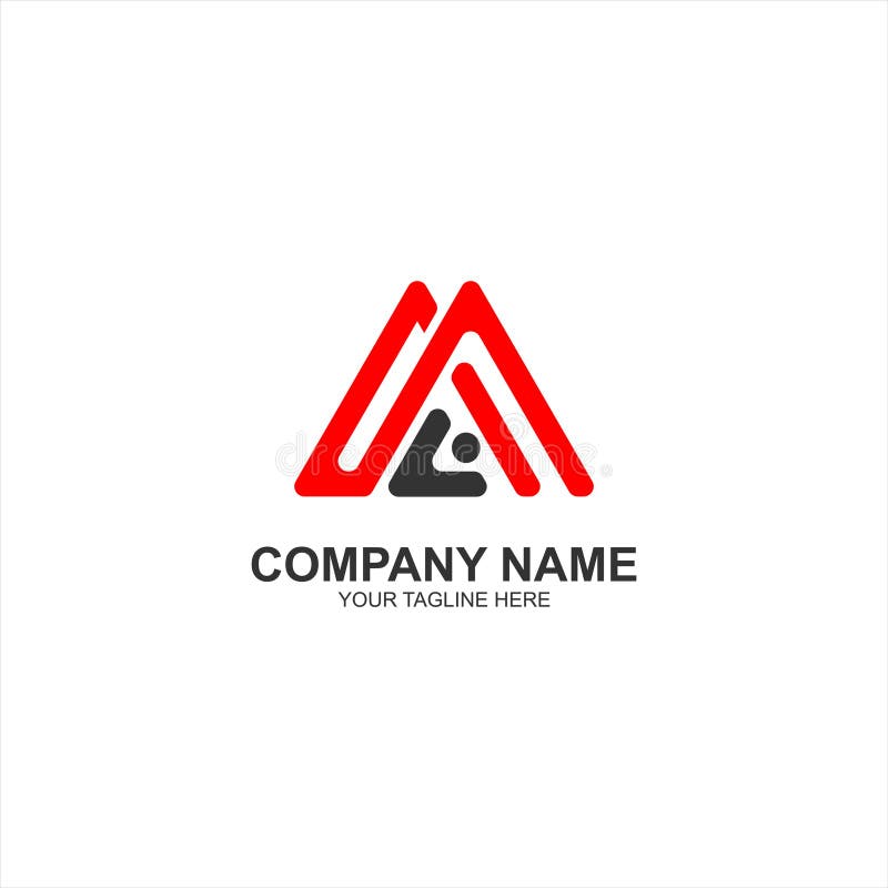 Company Logo Ma Initial Icon with Creative Vector Illustration Stock ...