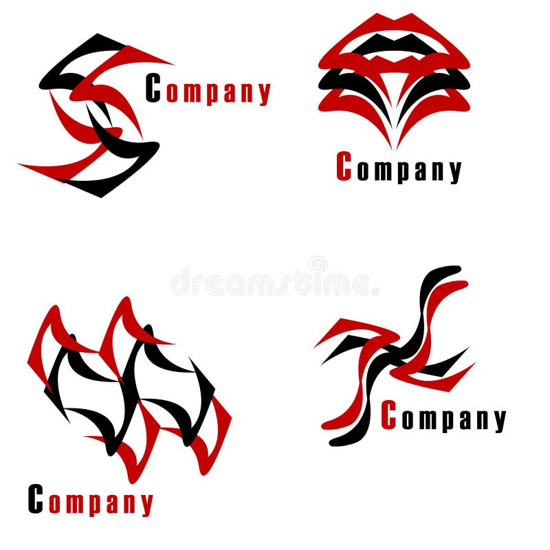 Company logo pack stock illustration. Illustration of company - 9761388