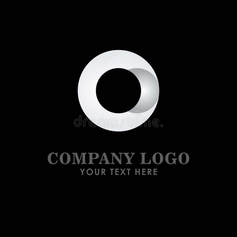 Company Logo Silver Vector Template Design Illustration Stock Vector ...