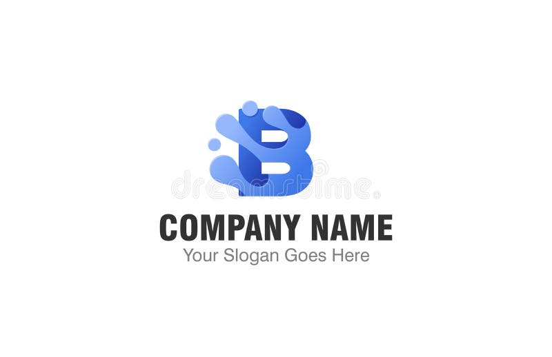 Company Letter B Logo Template Stock Vector - Illustration of brand ...