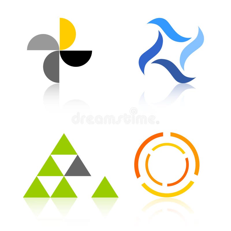 Company Logos / Logo Elements Stock Vector - Illustration of designer ...