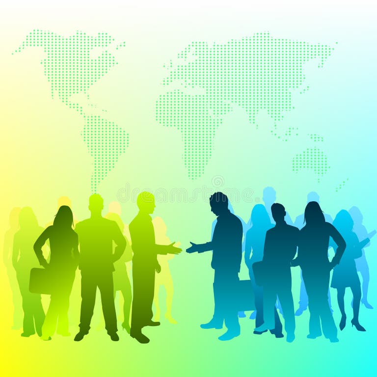 Company Merge stock illustration. Illustration of team - 2099619