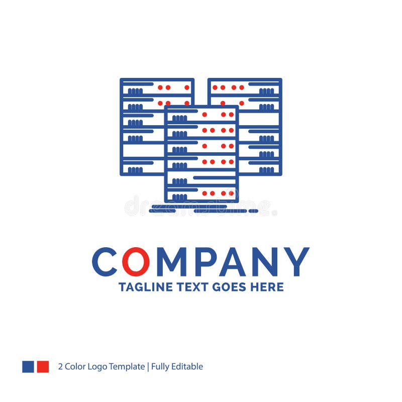 Company Name Logo Design for Center, Centre, Data, Database, Ser Stock ...