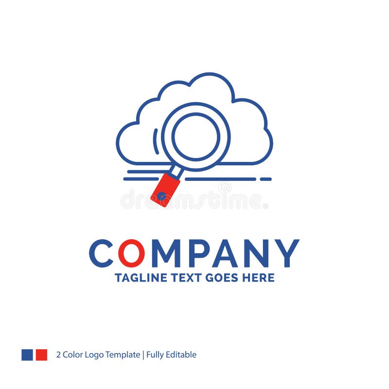 Company Name Logo Design for Cloud, Search, Storage, Technology Stock ...