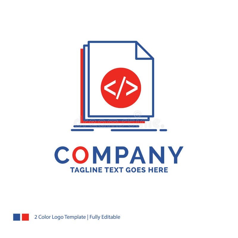 Company Name Logo Design for Code, Coding, File, Programming, Sc Stock ... Company Name Logo Design for Code, Coding, File, Programming, Sc Stock ...