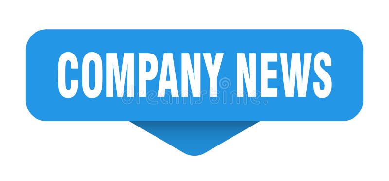 Company News Sticker. Company News Sign on Transparent Background Stock ...
