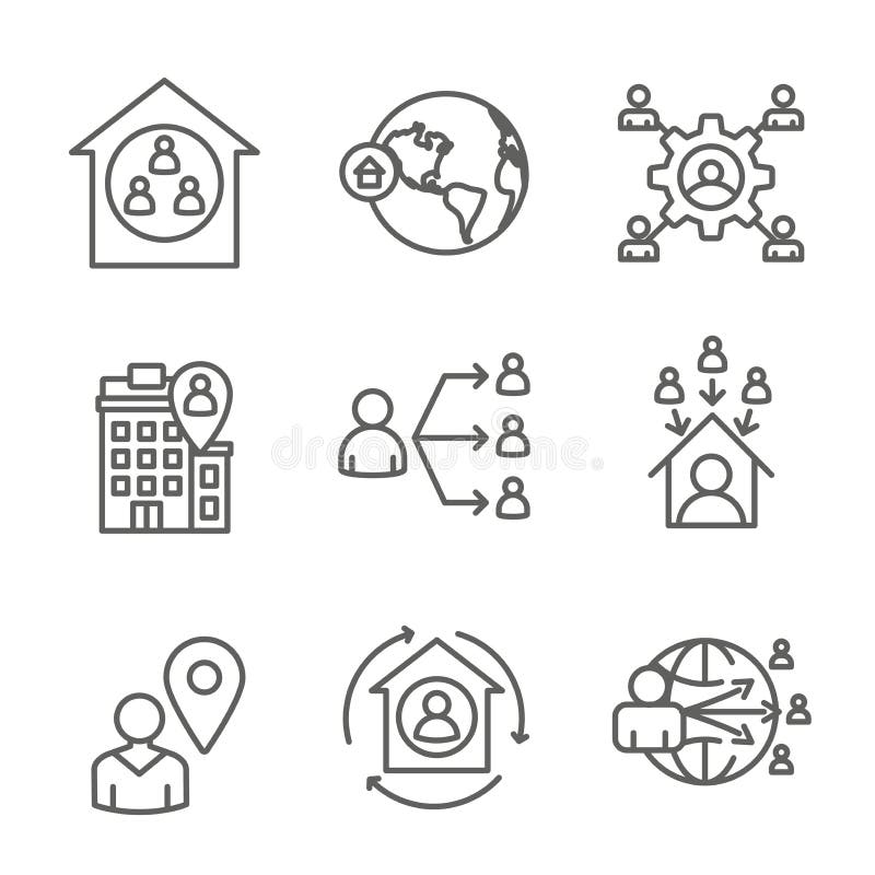 Outsource InHouse Business Supply Chain Decision Stock Vector ...