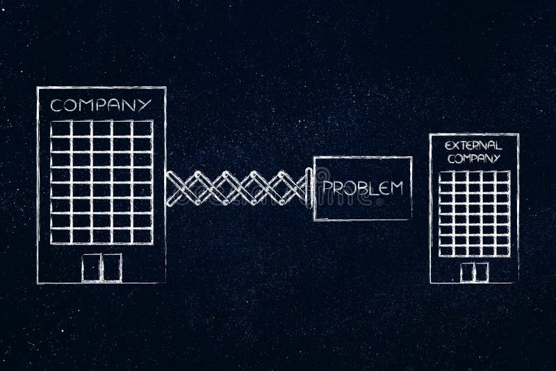 Company Outsourcing Problems To Another One through Spring Stock ...