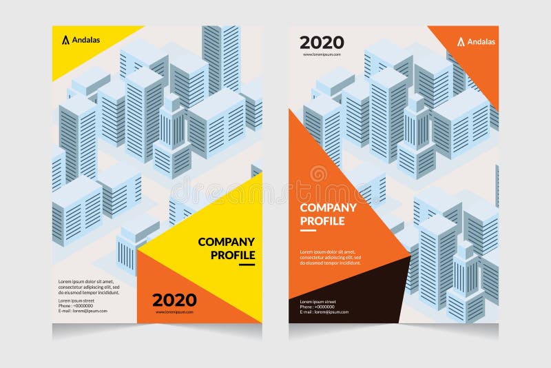 Company Profile Cover Design. Annual Report Template. Abstract Cover ...