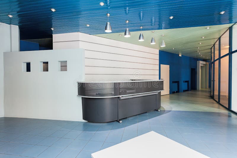 Company reception area stock image. Image of illumination - 26170413
