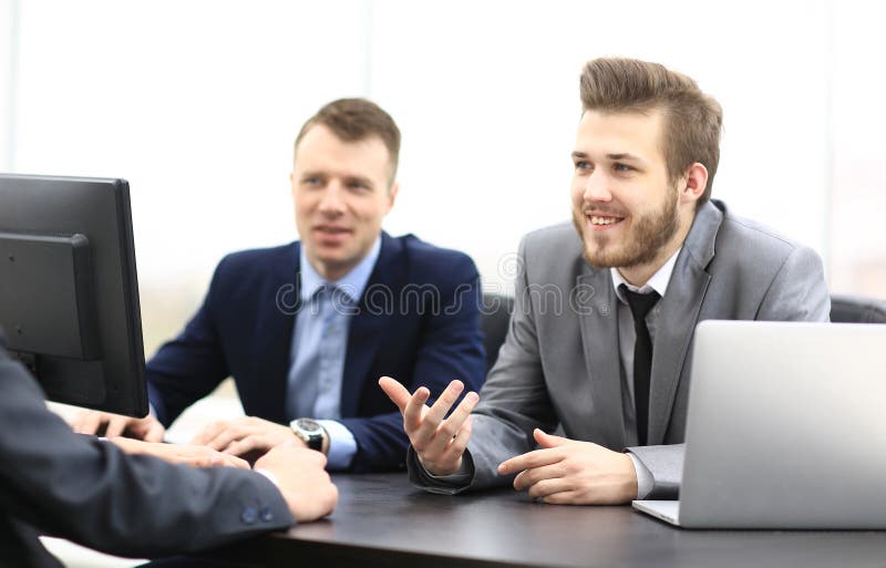 Company`s Employees at the Workplace Stock Photo - Image of manager ...