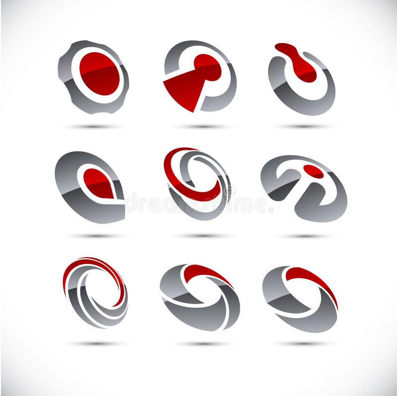 Company signs. stock vector. Illustration of chrome, contour - 22917603