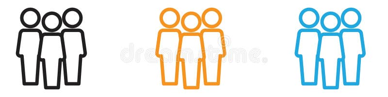 Company Staff Icon Vector Logo Set Collection for Web App Ui Stock ...