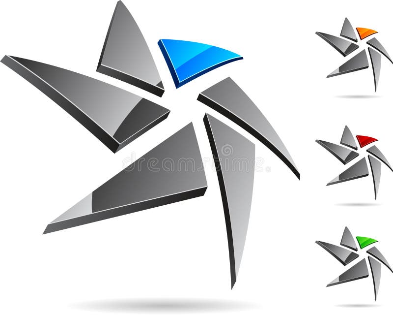 Company symbol. stock vector. Illustration of brand, perspective - 10117405