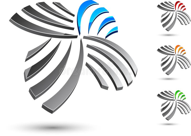 Company symbol. stock vector. Illustration of reflection - 10155432