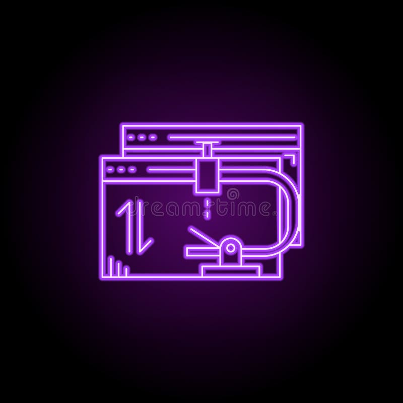 Comparative Analysis Icon. Elements of Web Development in Neon Style ... Comparative Analysis Icon. Elements of Web Development in Neon Style ...