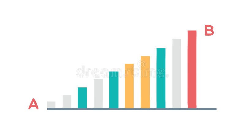 Comparative Bar Graph Icon, Data Analysis and Comparison, Vector Design Generative AI Stock ...