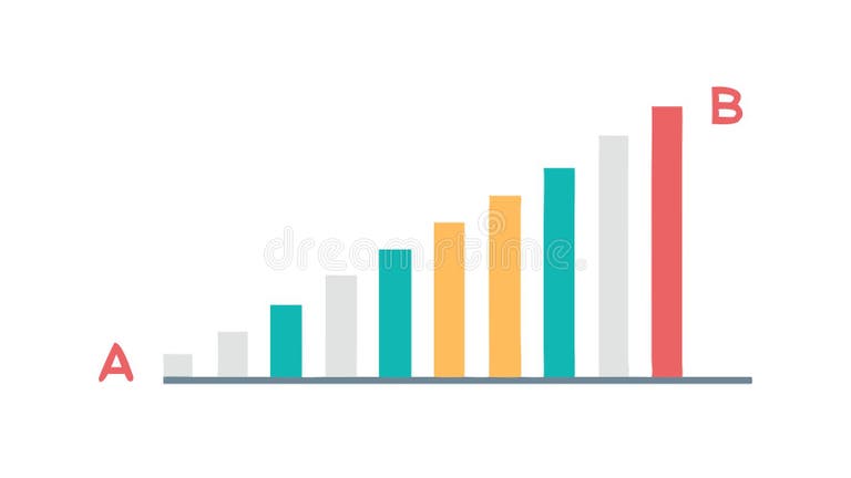 Comparative Bar Graph Icon, Data Analysis and Comparison, Vector Design ...