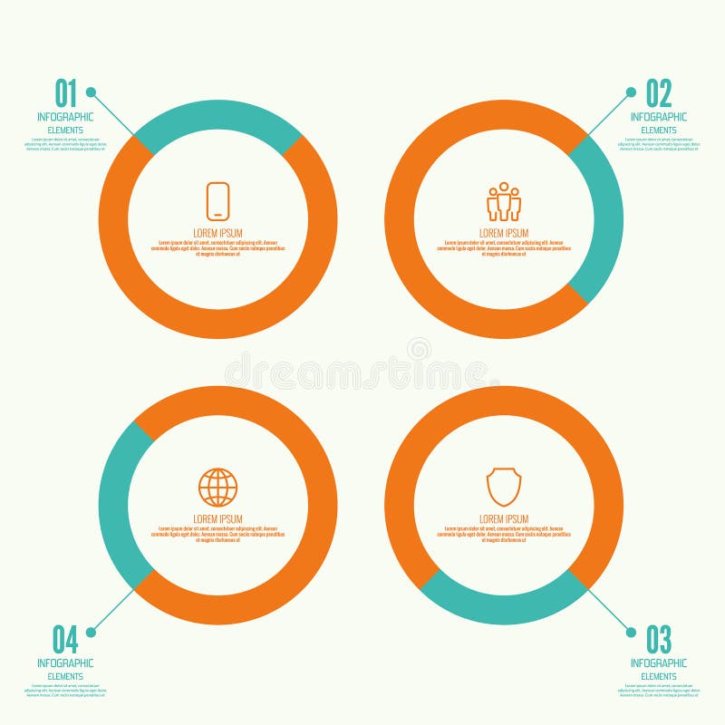 Comparative Chart with Banner Stock Vector - Illustration of globe ...