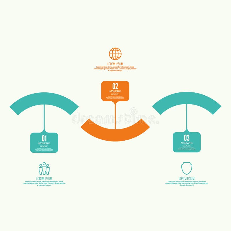 Comparative Chart with Banner Stock Vector - Illustration of globe ...
