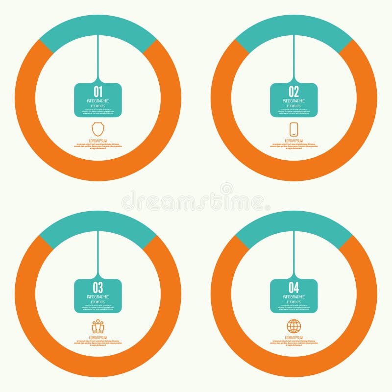 Comparative Chart with Banner Stock Vector - Illustration of layout ...