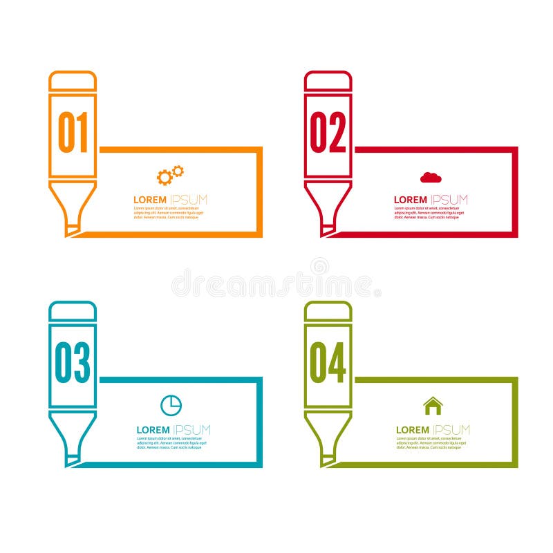 Comparative Chart with Templates for Presentation Stock Vector ...