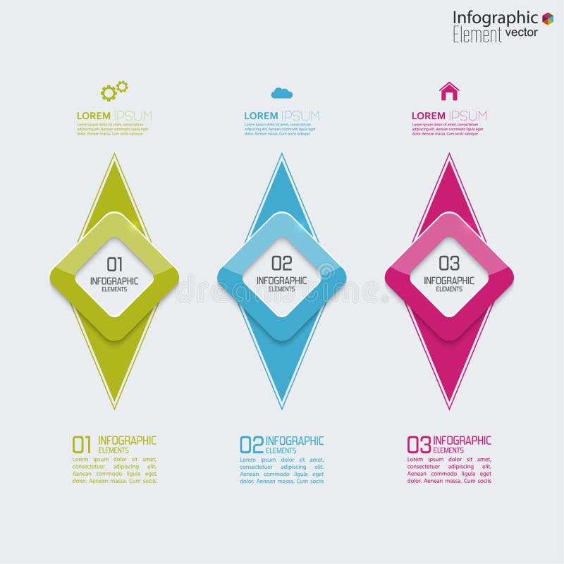 Comparative Chart with Templates for Presentation Stock Vector ...