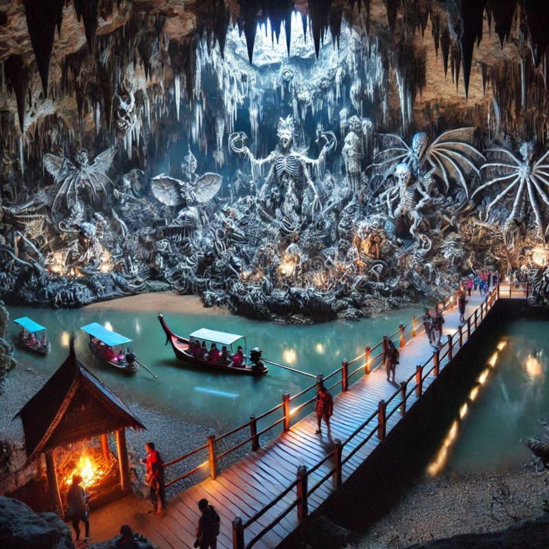 Comparative Image of Heaven Under the Earth - Hell on Earth, Phang Nga ...