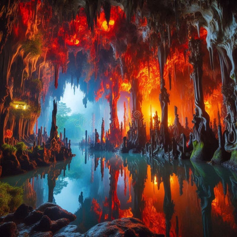 Comparative Image of Heaven Under the Earth - Hell on Earth, Phang Nga ...