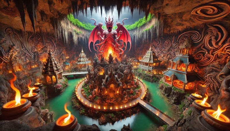 Comparative Image of Heaven Under the Earth - Hell on Earth, Phang Nga ...