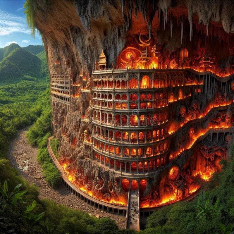 Comparative Image of Heaven Under the Earth - Hell on Earth, Phang Nga ...