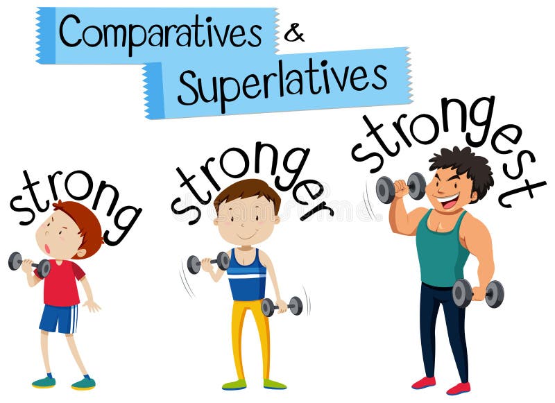 English Grammar for Comparatives and Superlatives with Word Old Stock ...