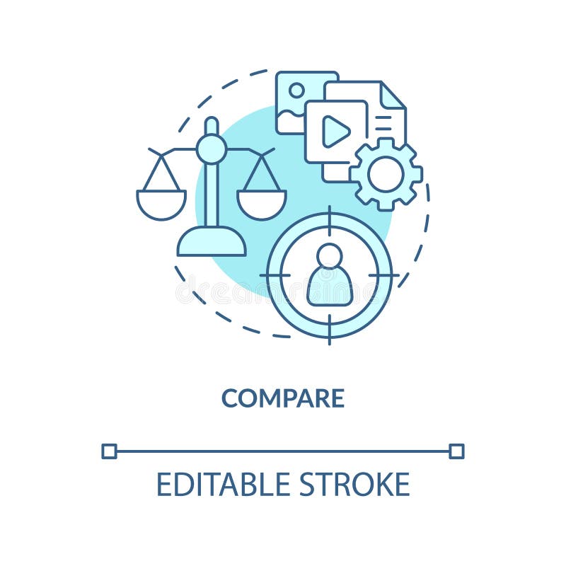 Line Drawing Compare Stock Illustrations – 553 Line Drawing Compare ...