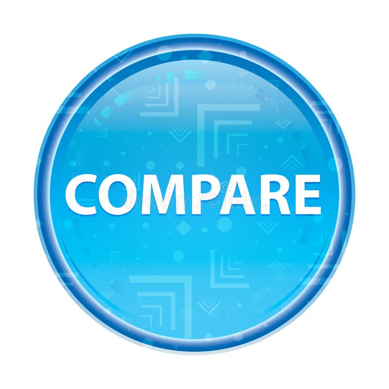 Compare Floral Blue Round Button Stock Illustration - Illustration of ...