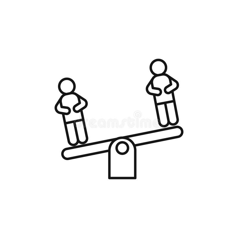 Compare Logo Sign Vector Outline Stock Illustration - Illustration of ...