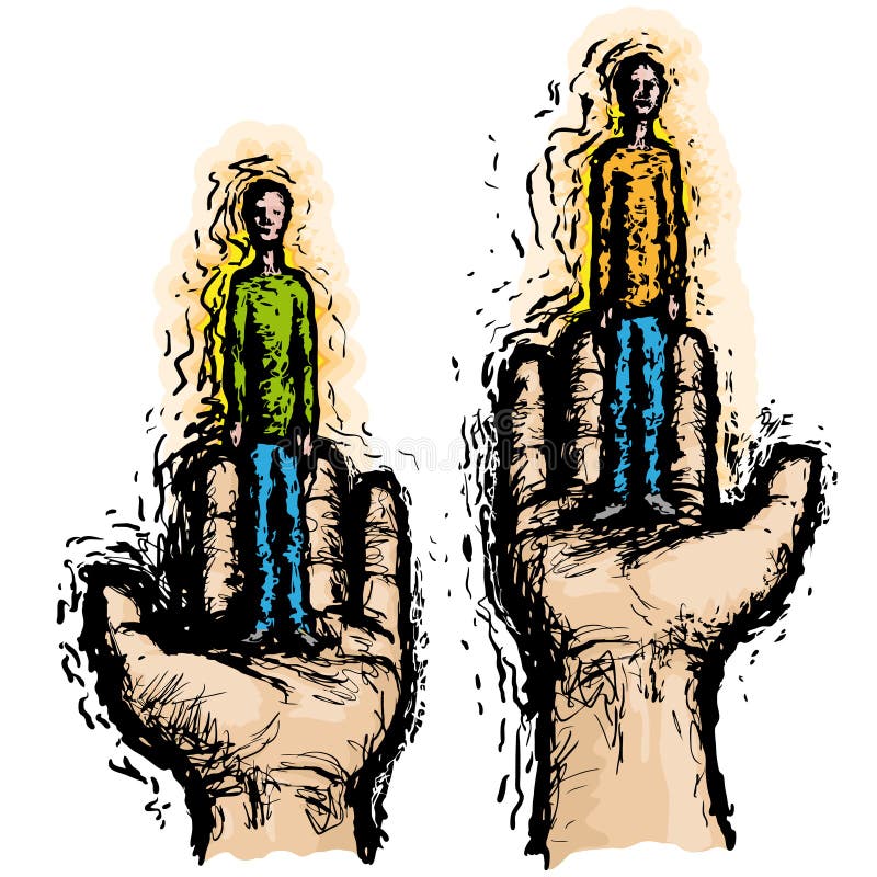 Compare people (vector) stock vector. Illustration of choose - 9967170