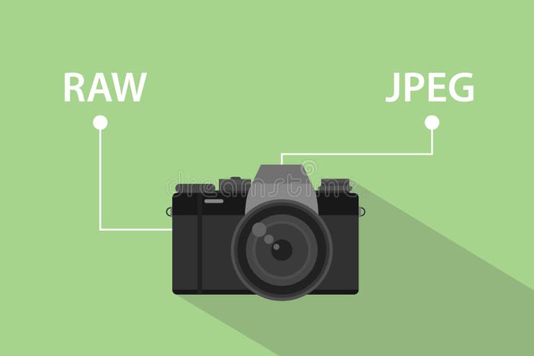 Comparing Format File of Camera between RAW Format and JPEG Format ...