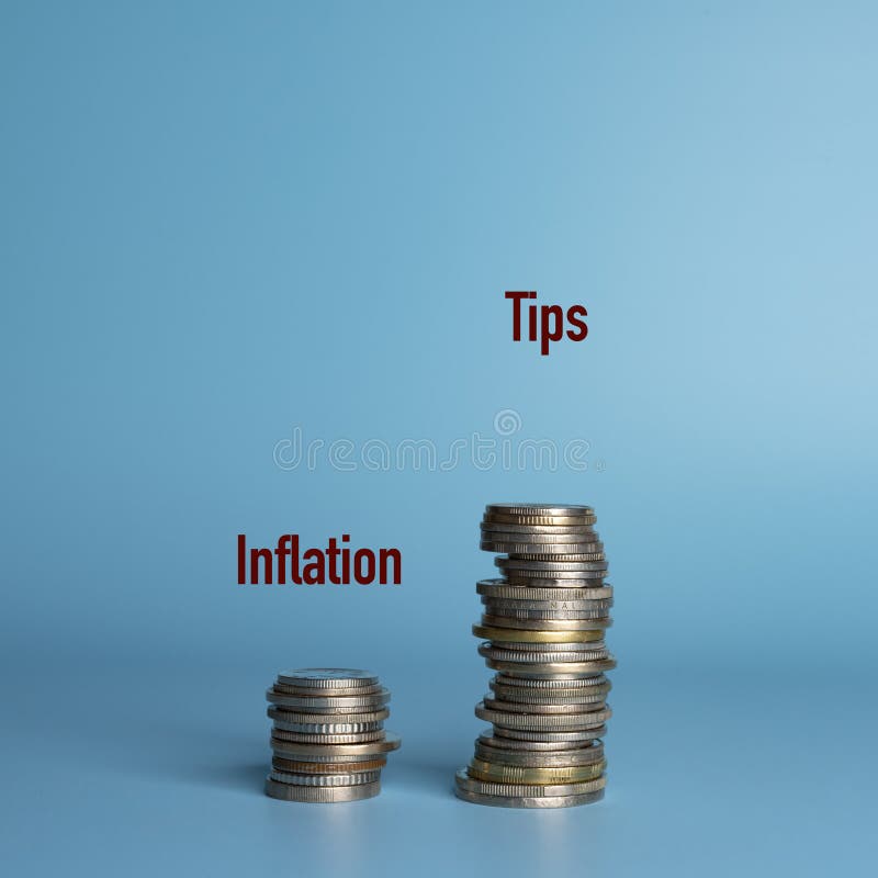 Comparing the Growth of Tips with Inflation Stock Image - Image of ...