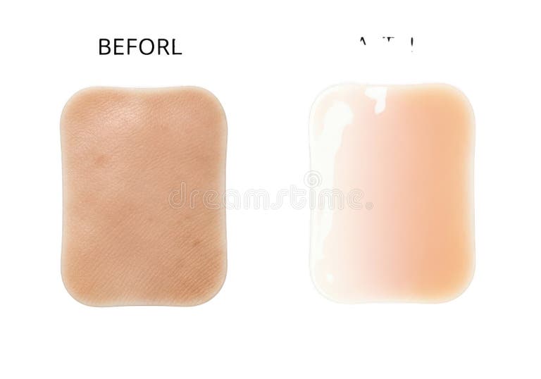 Comparing Skin Texture Versus a Smooth Cosmetic Patch for Flawless ...