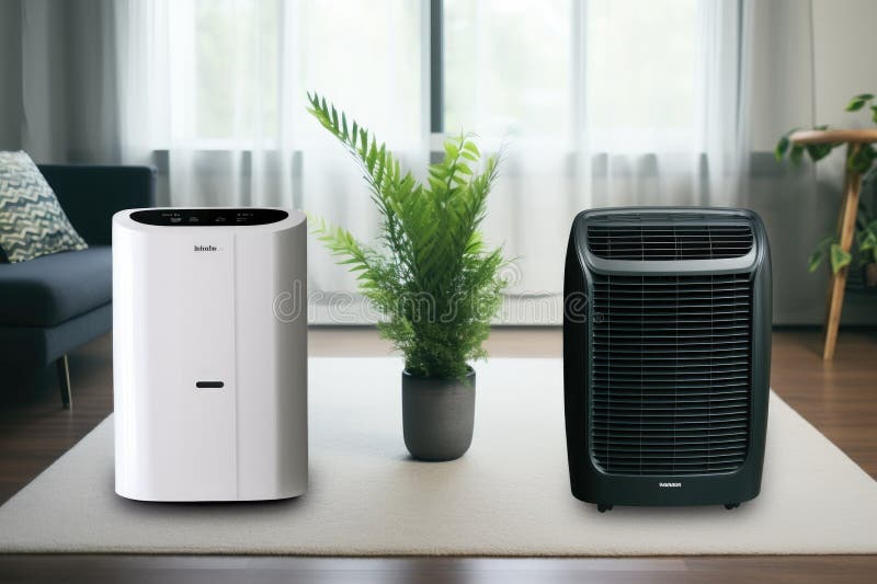 Comparing Traditional Ac To Smart Air Conditioner Stock Illustration ...