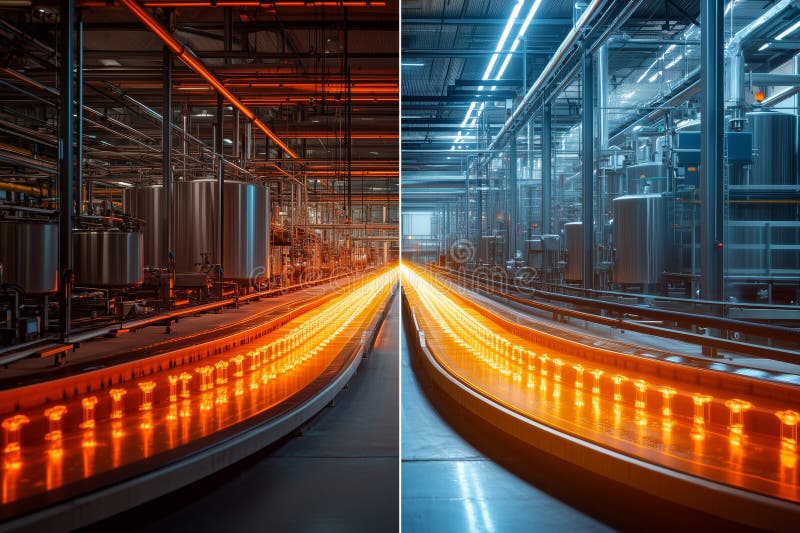 Comparing Traditional and Modern Production Lines in a Manufacturing ...
