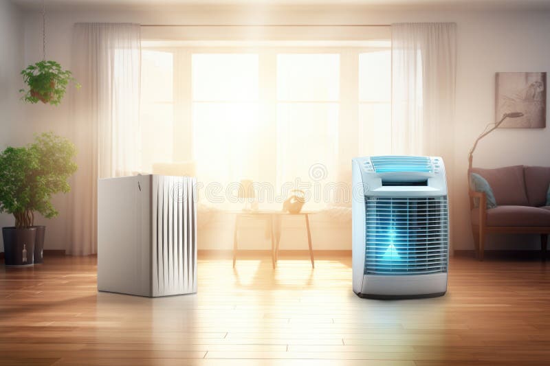 Comparing Traditional and Smart Air Conditioner Units Stock ...